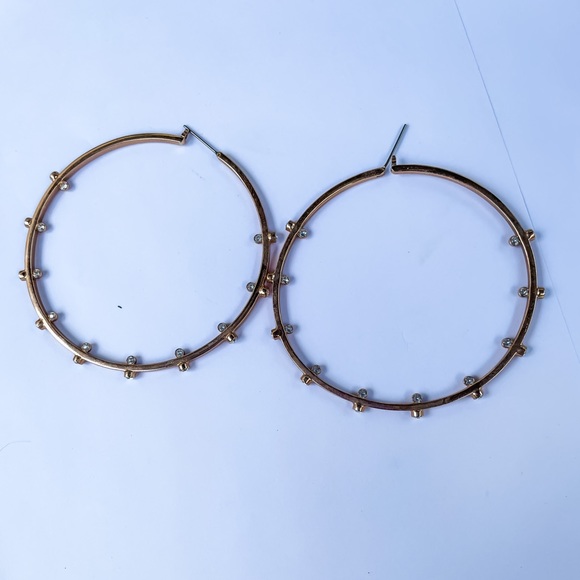 Swarovski | Jewelry | Swarovski Hoop Earrings | Poshmark
